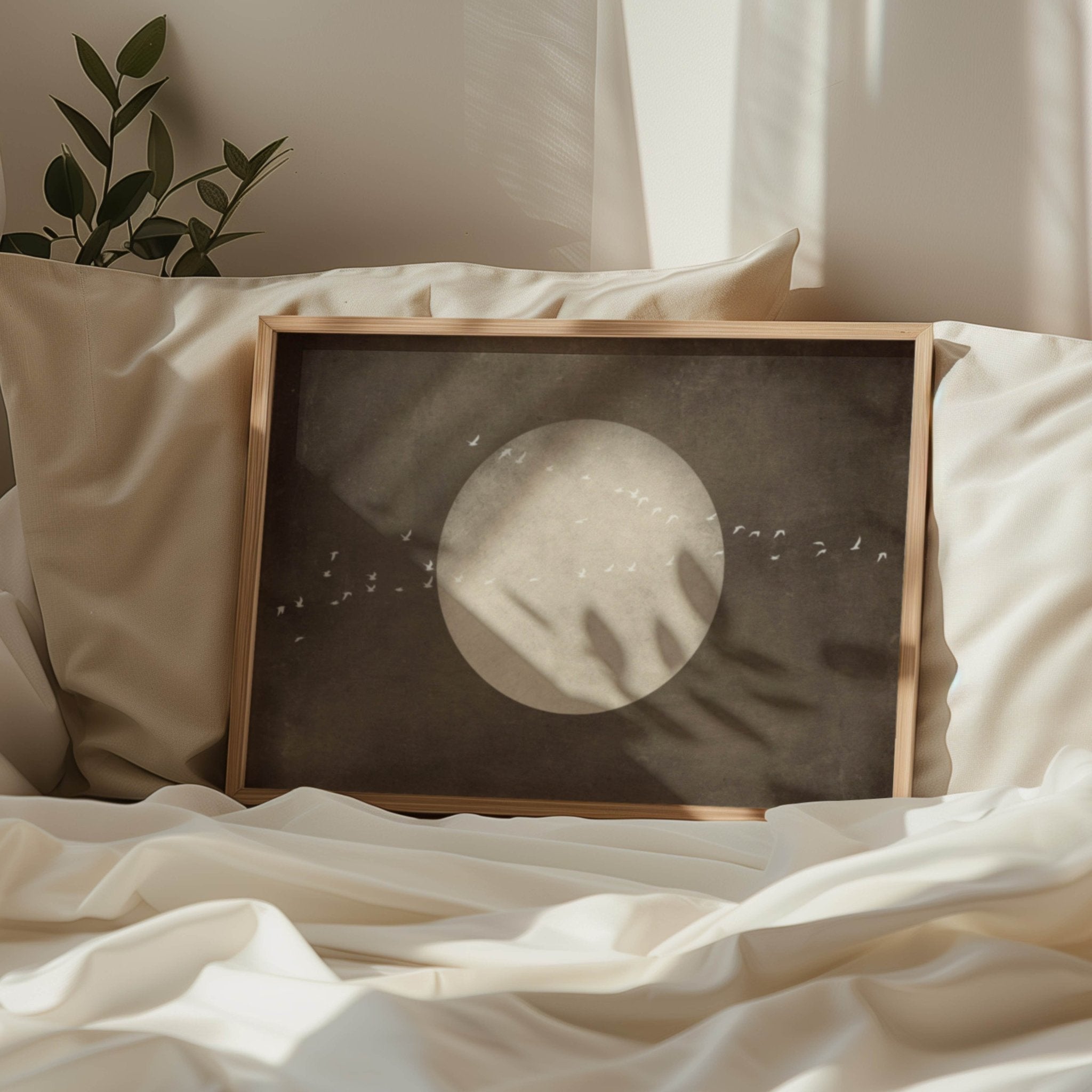 Full Moon - Brown / Horizontal – AureousHome
