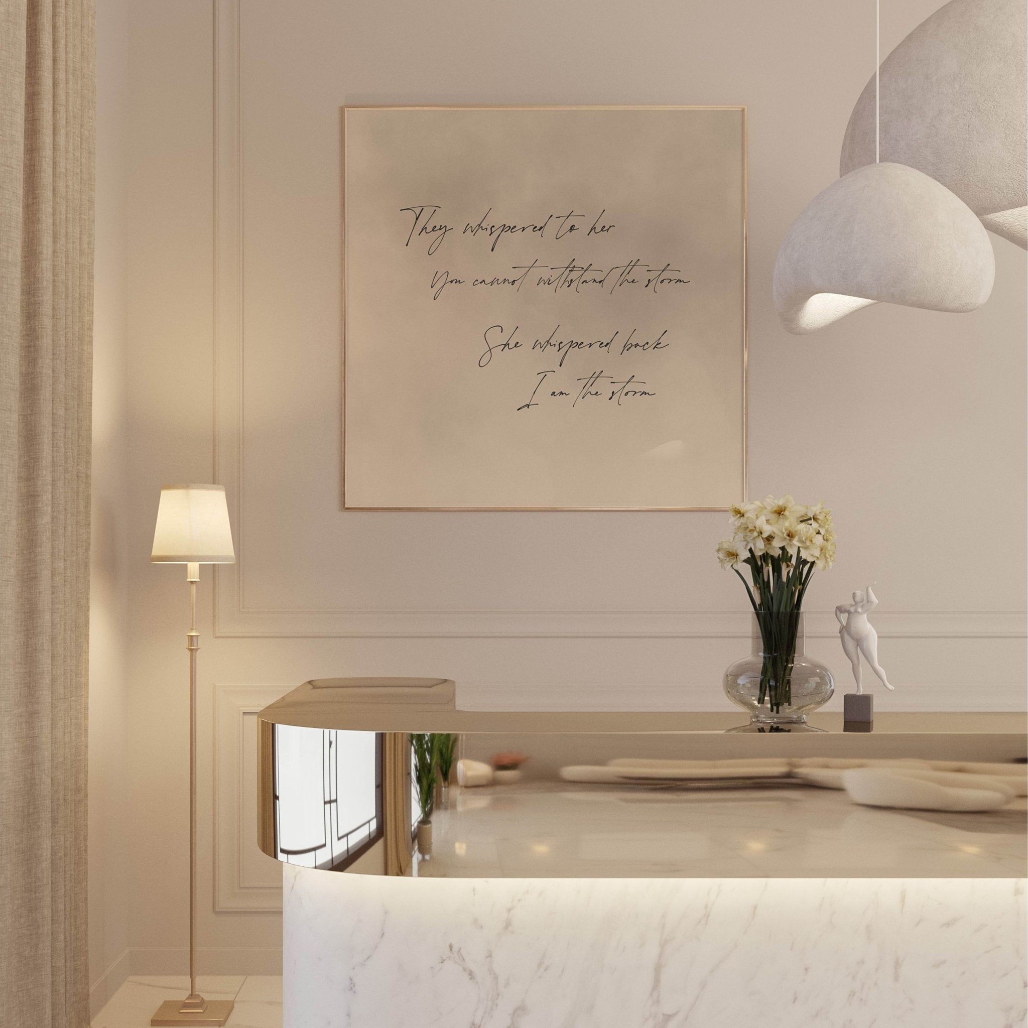 I am the Storm - Square / Neutral – AureousHome