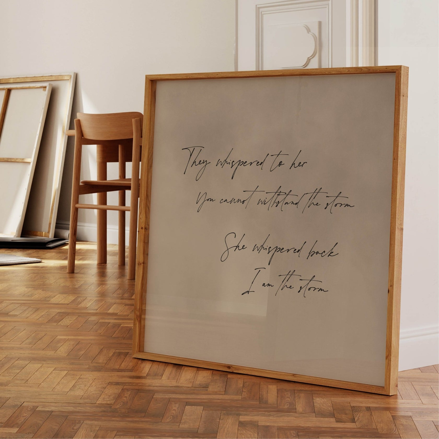 I am the Storm - Square / Neutral – AureousHome