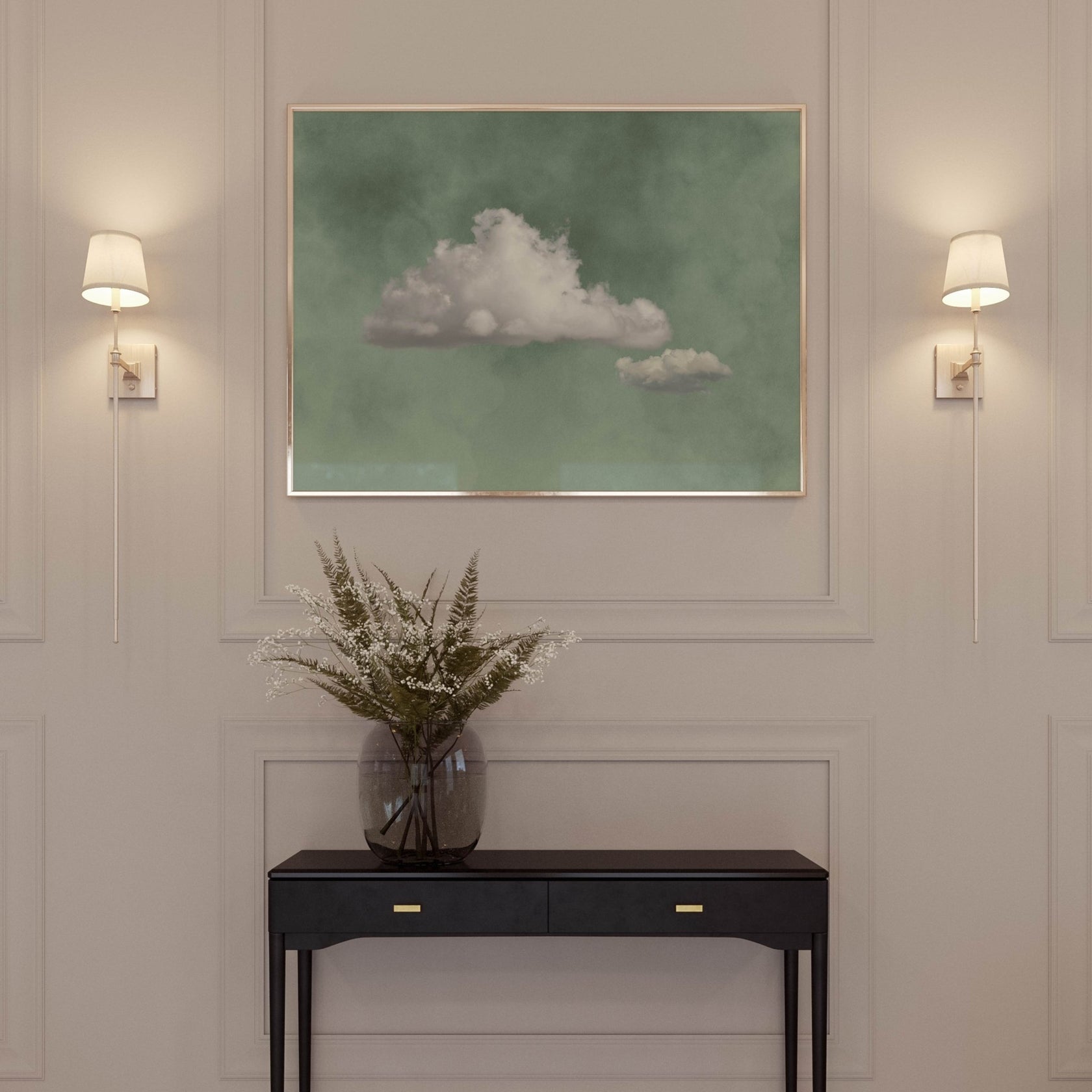 Nephele - Horizontal / Sage – AureousHome