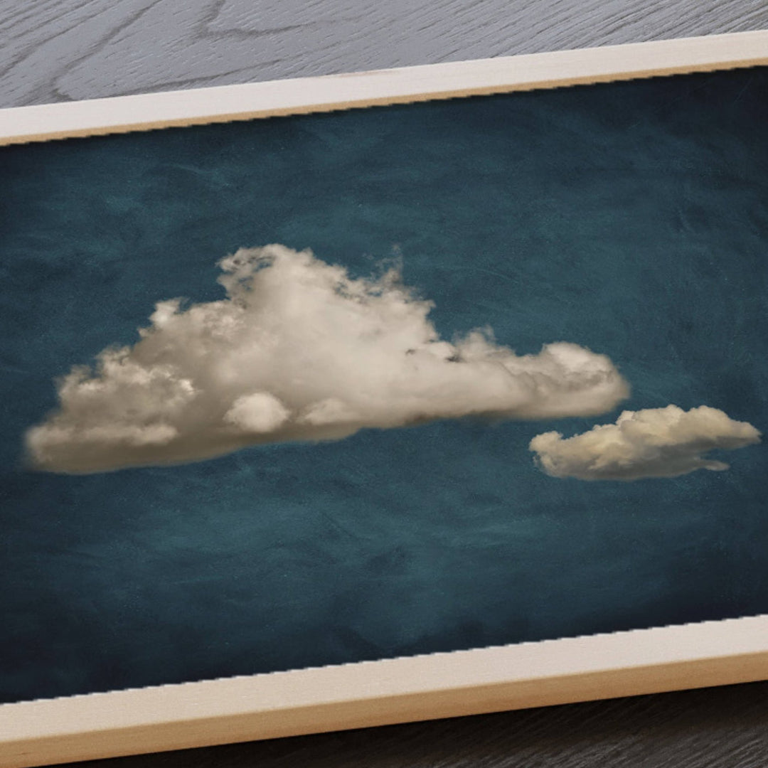 Nephele - Horizontal / Vintage Blue – AureousHome