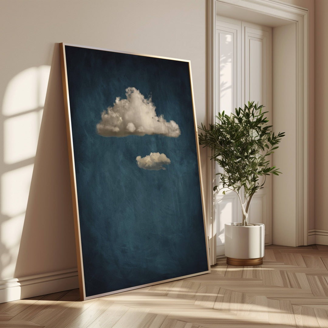 Nephele Storm Cloud - Vintage Blue – AureousHome