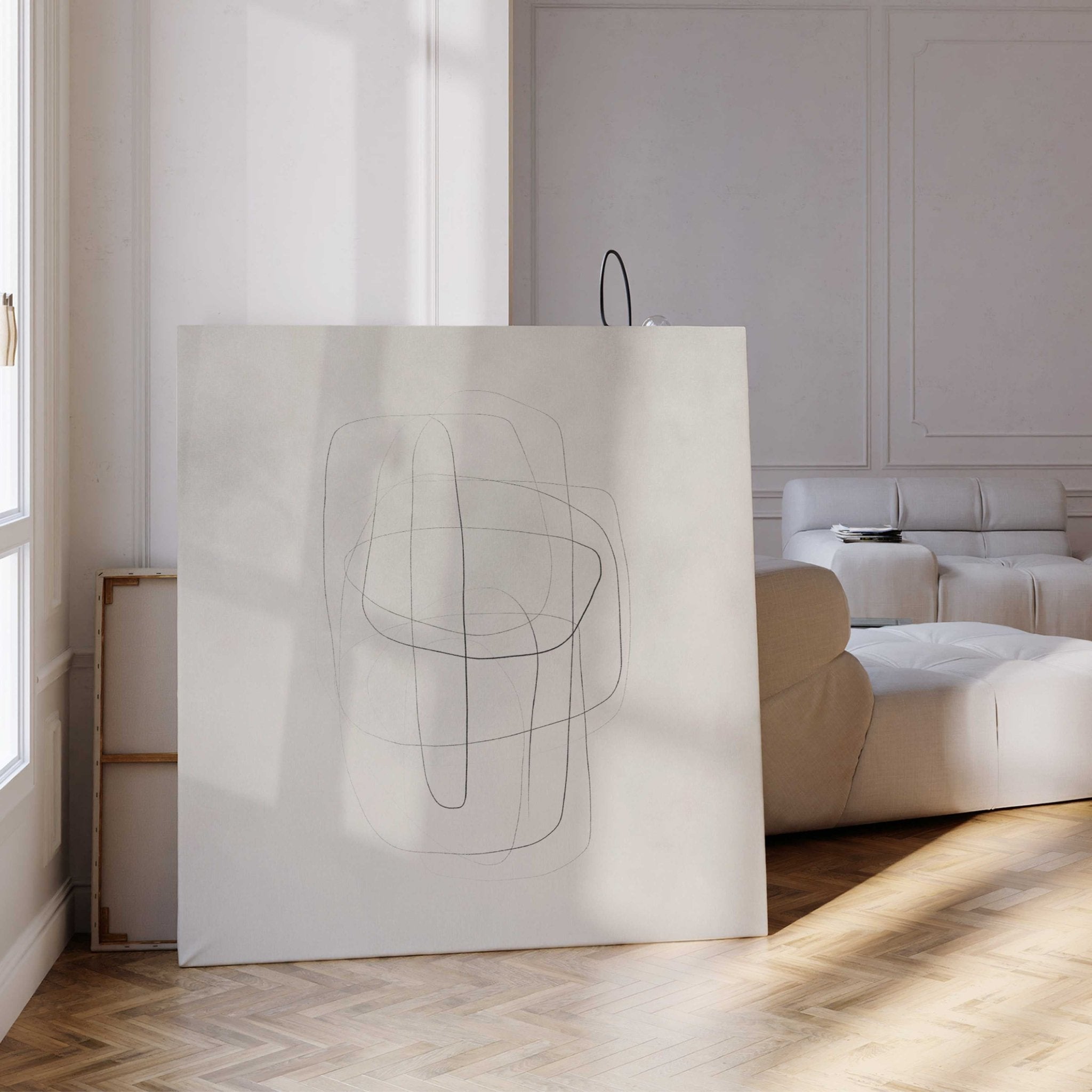 Art of Lines Canvas - Square – AureousHome