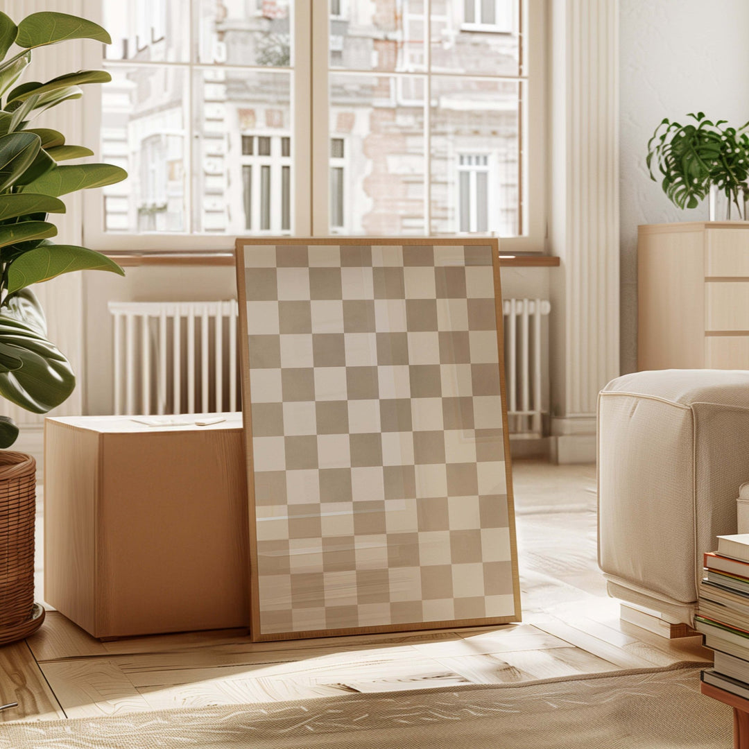 Checkerboard - Neutral – AureousHome