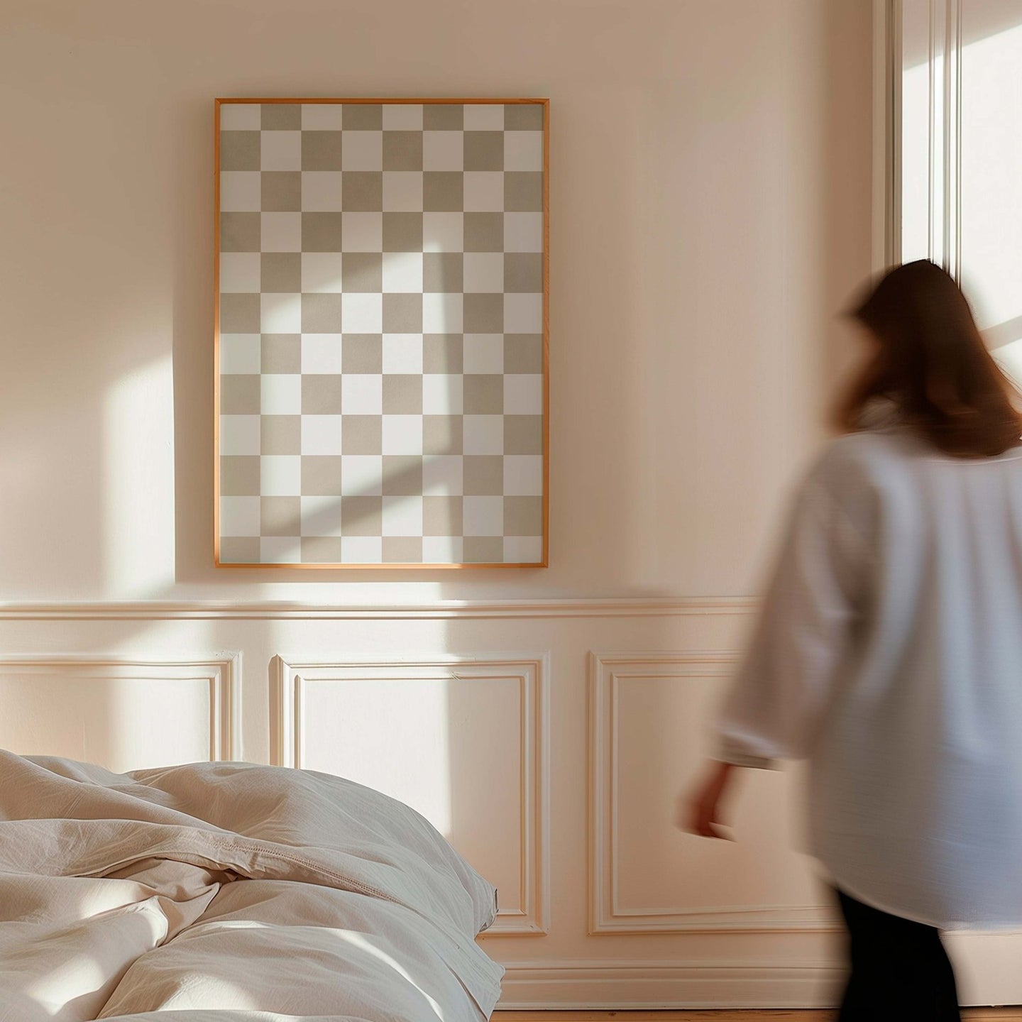 Checkerboard - Neutral – AureousHome