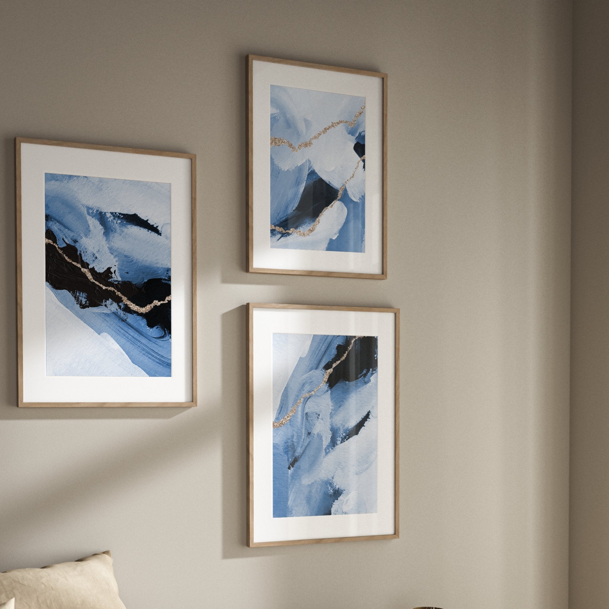 Kaze Trio - Blue / Gold – AureousHome