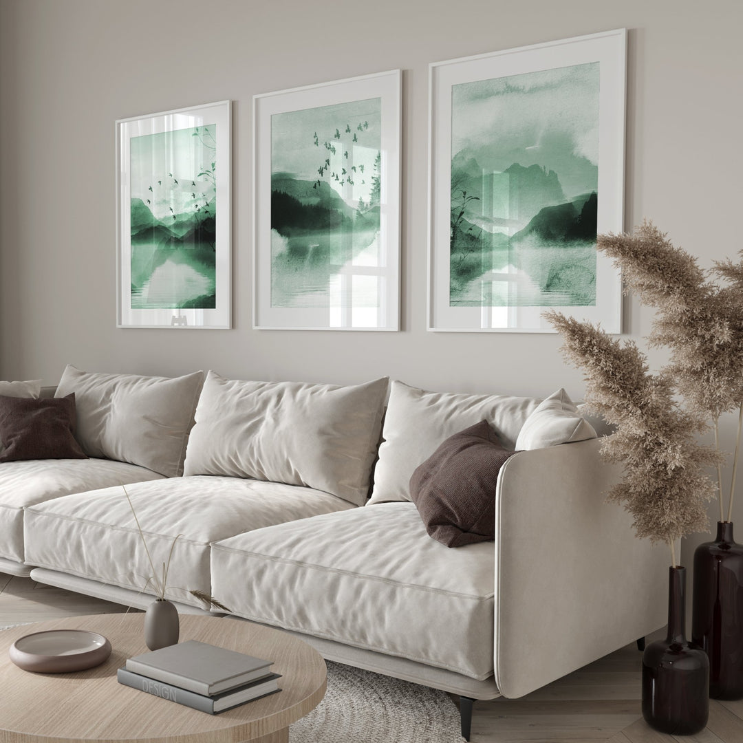 Landscape Trio - Sage – AureousHome
