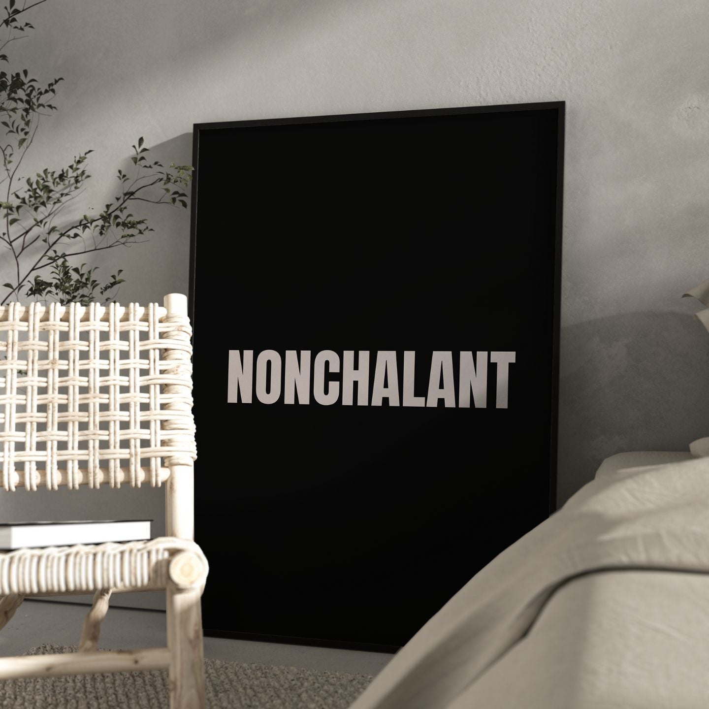 Nonchalant - Black – AureousHome