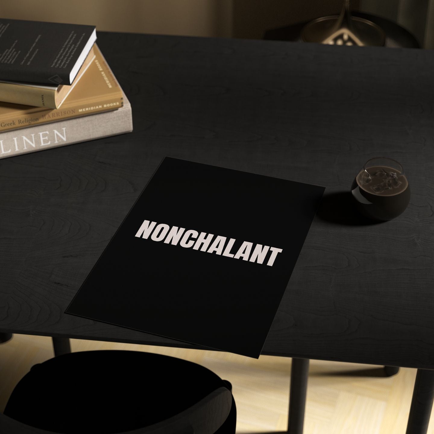 Nonchalant - Black – AureousHome